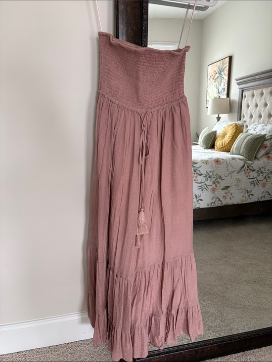 Dresses | Smocked Waist Dusty Rose Dress | Poshmark